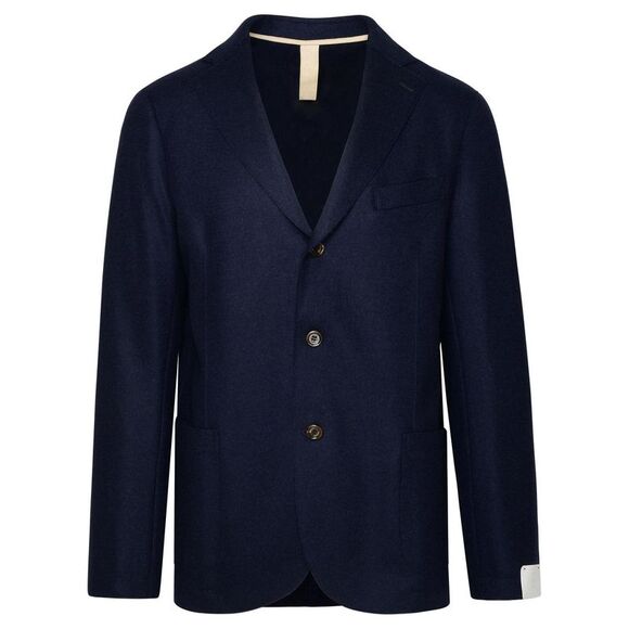 Eleventy | Jackets & Coats | Eleventy Blue Wool Blazer Jacket Men ...